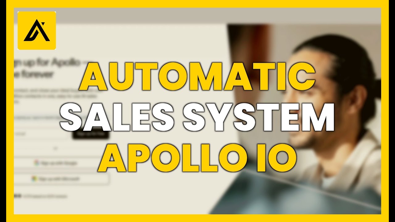 Your AUTOMATIC SALES SYSTEM with APOLLO IO and ARTIFICIAL INTELLIGENCE