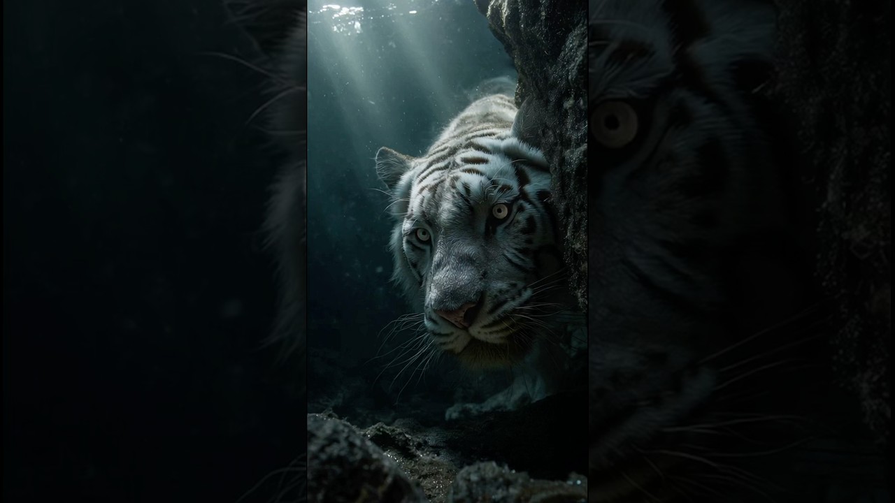 Live wallpaper : tiger 🐯🌊 part2 #livewallpaper  #wallpaper #tiger  #ai #aiart  #animals #aivideo