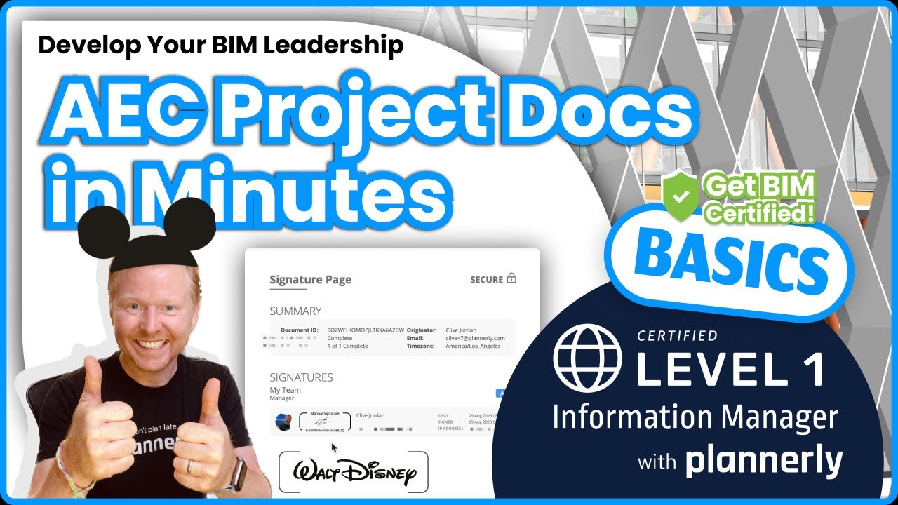ASSIGNMENT 1: Creating and e-Sign AEC Project Documents (in minutes)