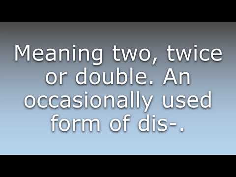 What does Di- mean?