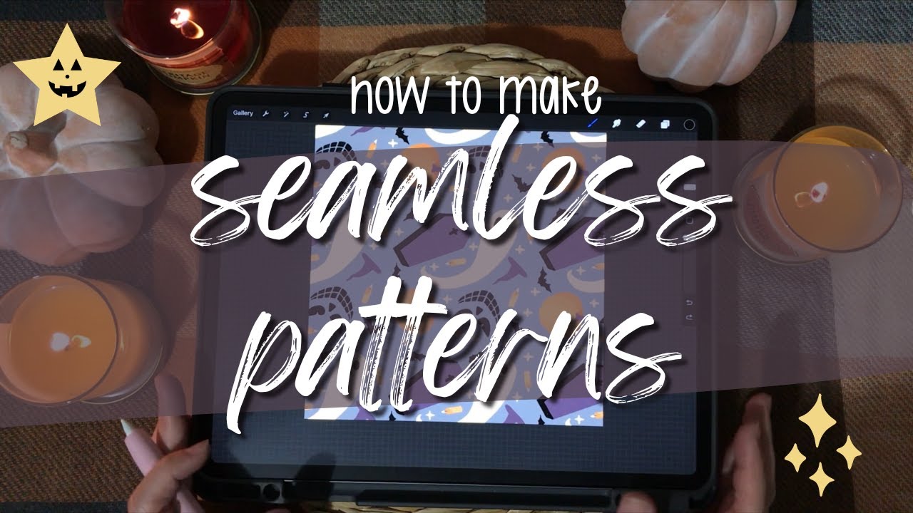 Make Seamless Patterns | Halloween Edition | Procreate Tutorial + FREEBIE