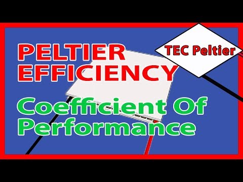 🎓 Peltier efficiency:- Coefficient Of Performance Part4
