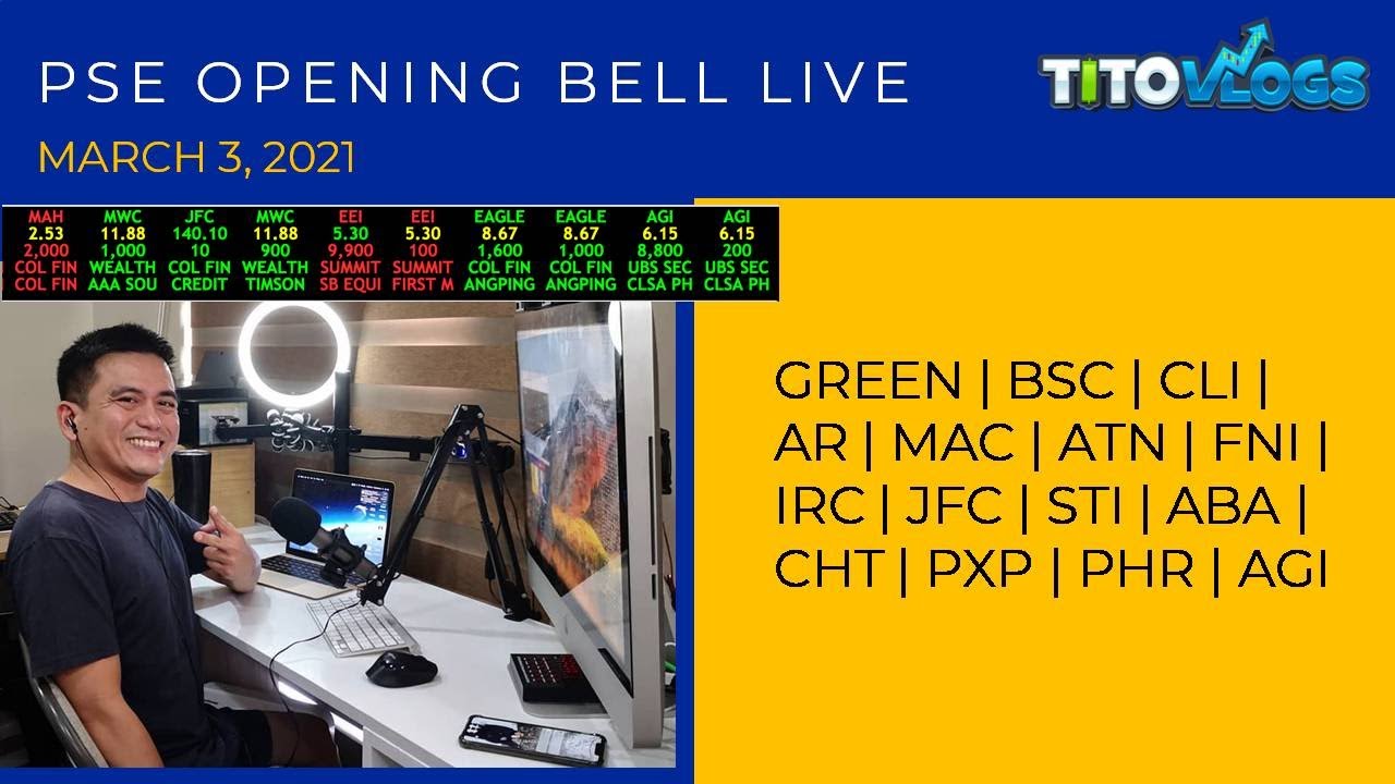 PSE OPENING BELL  LIVE | MARCH 3 2021