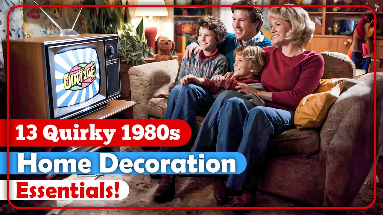 Get Ready for a Blast from the Past with these 13 Quirky 1980s Home Decoration Essentials!