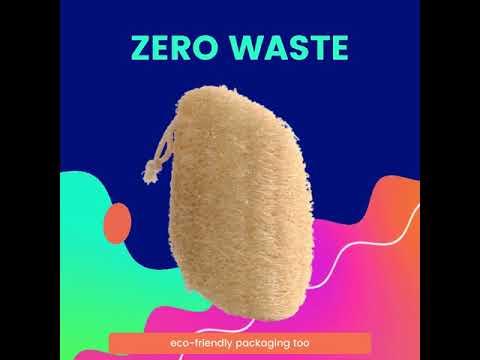 💯 NO MORE PLASTIC POLLUTION - LOOFAH SOLUTION! - (plastic free kitchen sponges) #zerowaste