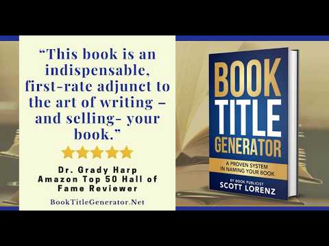 Book Title Generator by Scott Lorenz