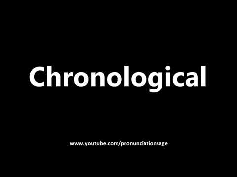 How to Pronounce Chronological