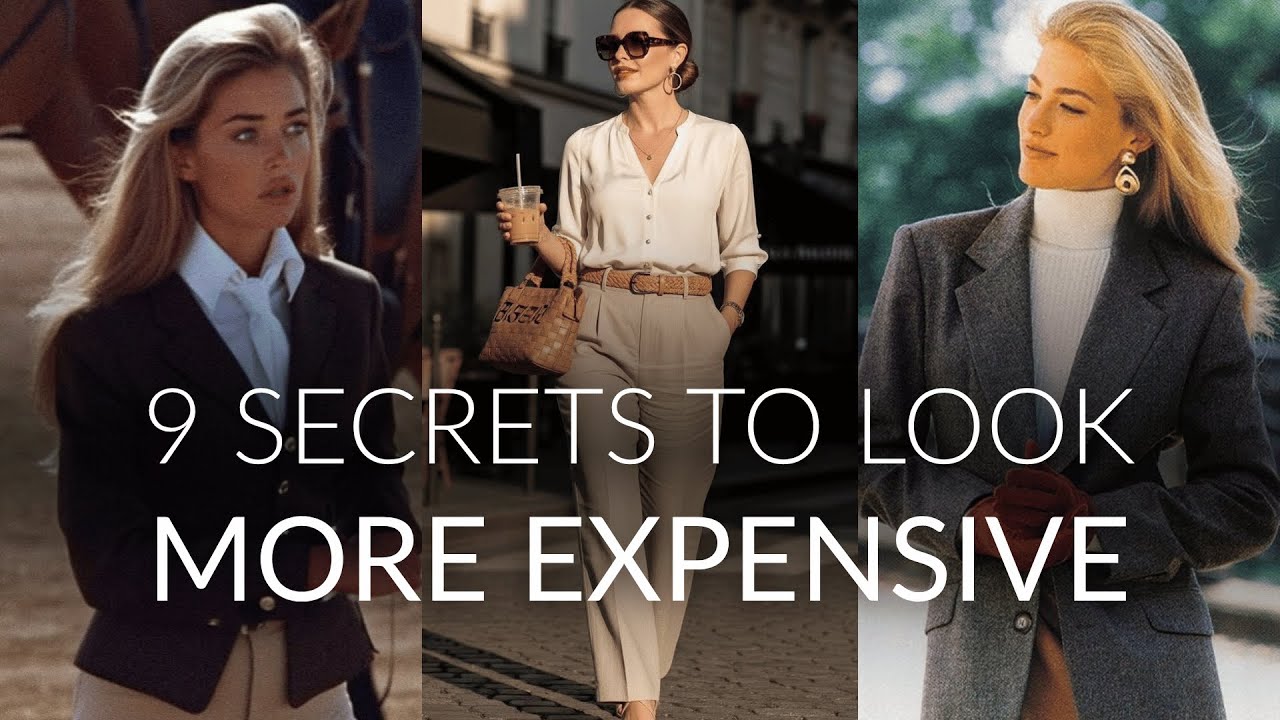 9 secrets to look more expensive and classy