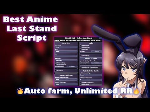 Anime Last Stand Script (Auto farm, Unlimited RR and MORE)