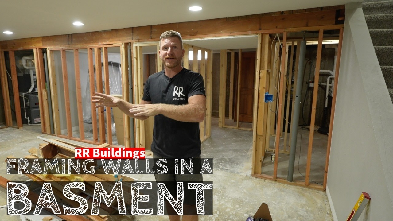 Framing Walls in a Basement #remodeling