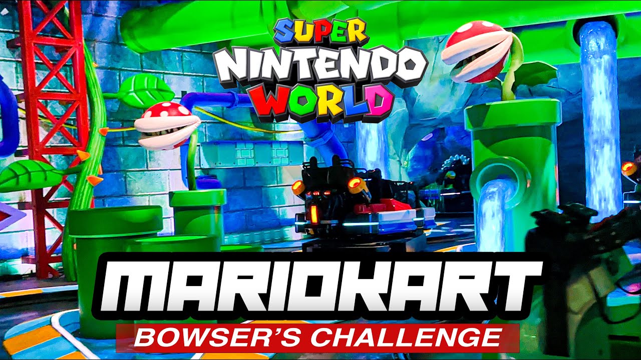 MyDisneyFix | Mario Kart Bowser's Challenge FULL RIDE [4K] + AR Super ...