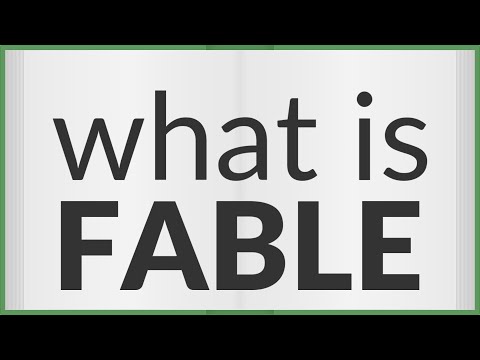 Fable | meaning of Fable