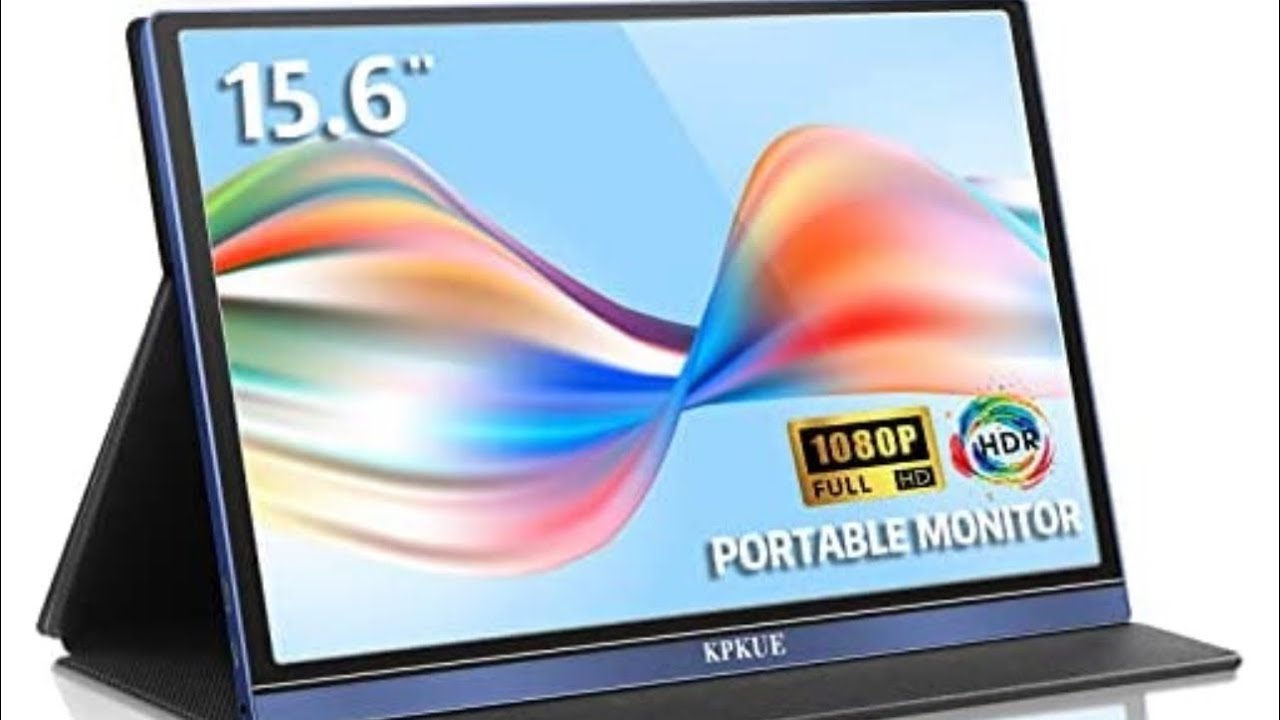 Portable Monitor KPKUE 15.6inch FHD 1080P USB