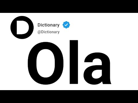 Ola Significado En Inglés