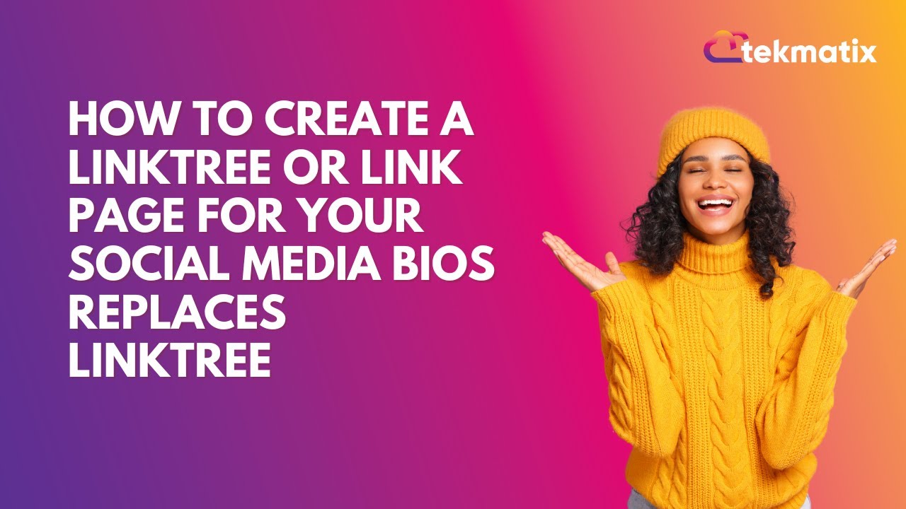 How to Create a LinkTree or Link Page For Your Social Media Bios   Replaces LinkTree