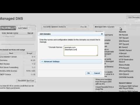 Managed DNS: Adding a Domain: DNS Made Easy Tutorials