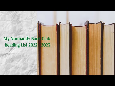 My Normandy Book Club 2022 2023 Reading List
