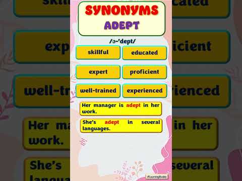 Synonyms I Adept #shorts #short