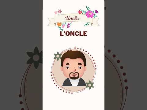 Uncle in French - L'oncle pronunciation #french #francais #learnfrench #onlinefrench #shorts