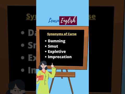 Synonyms of Curse? | Curse का Synonyms? #shorts #learnenglishmeaning #synonyms #youtubeshorts