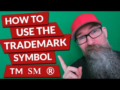 How to use the registered trademark symbol with a logo