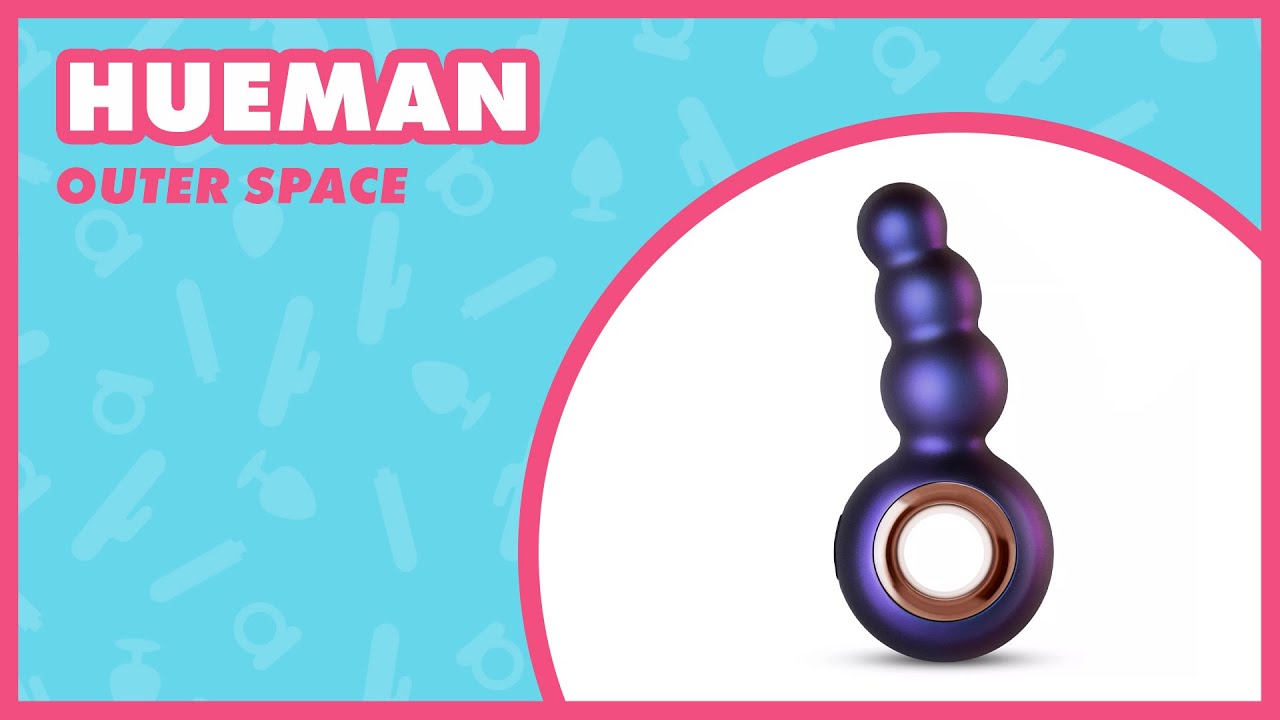 Hueman Outer Space Vibrating Plug Review ✨ 10 Modes & Beaded Design 🚀🌌 | 💗 EasyToys