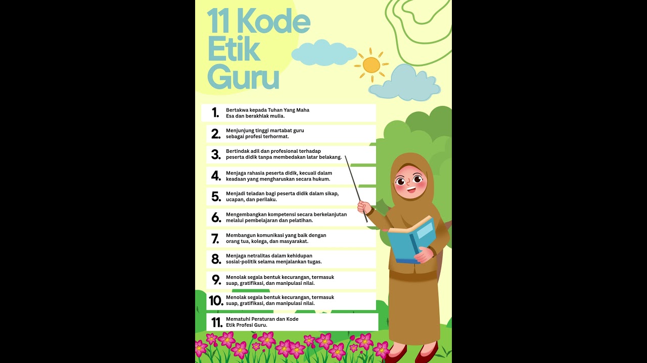 11 Kode Etik Guru  #aksinyata #ppgdaljab #kodeetik