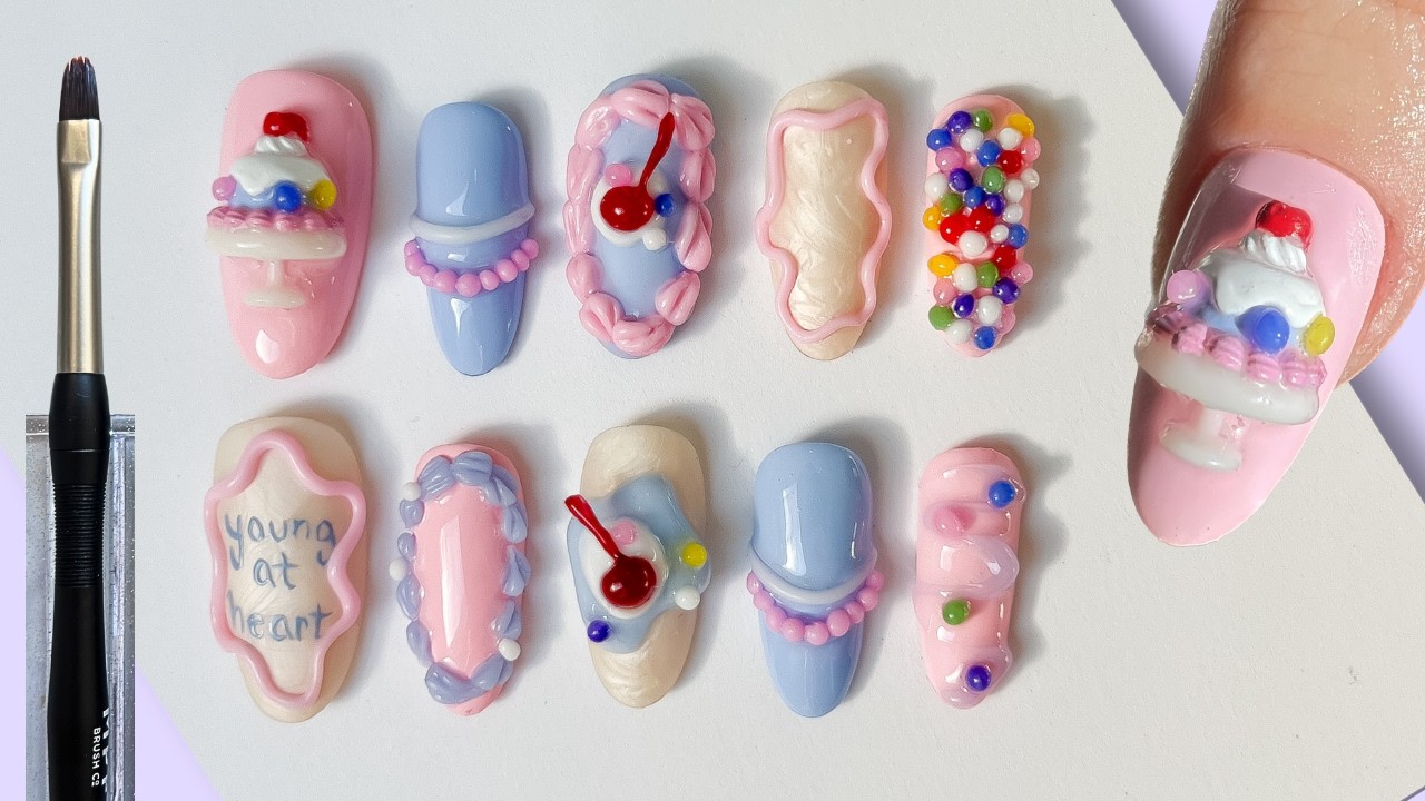 Design and Paint with Me - Cake Nails