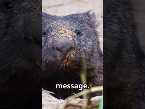 Why Wombats Poop Cubes