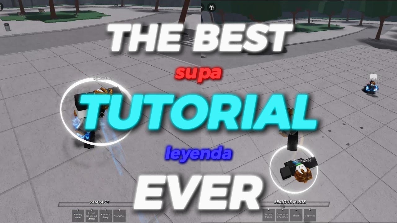 SUPA + LEYENDA TECH TUTORIAL | The Strongest Battlegrounds ||