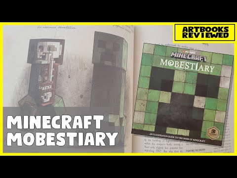 Minecraft Mobestiary - an illustrated guide to the mobs of minecraft book flip