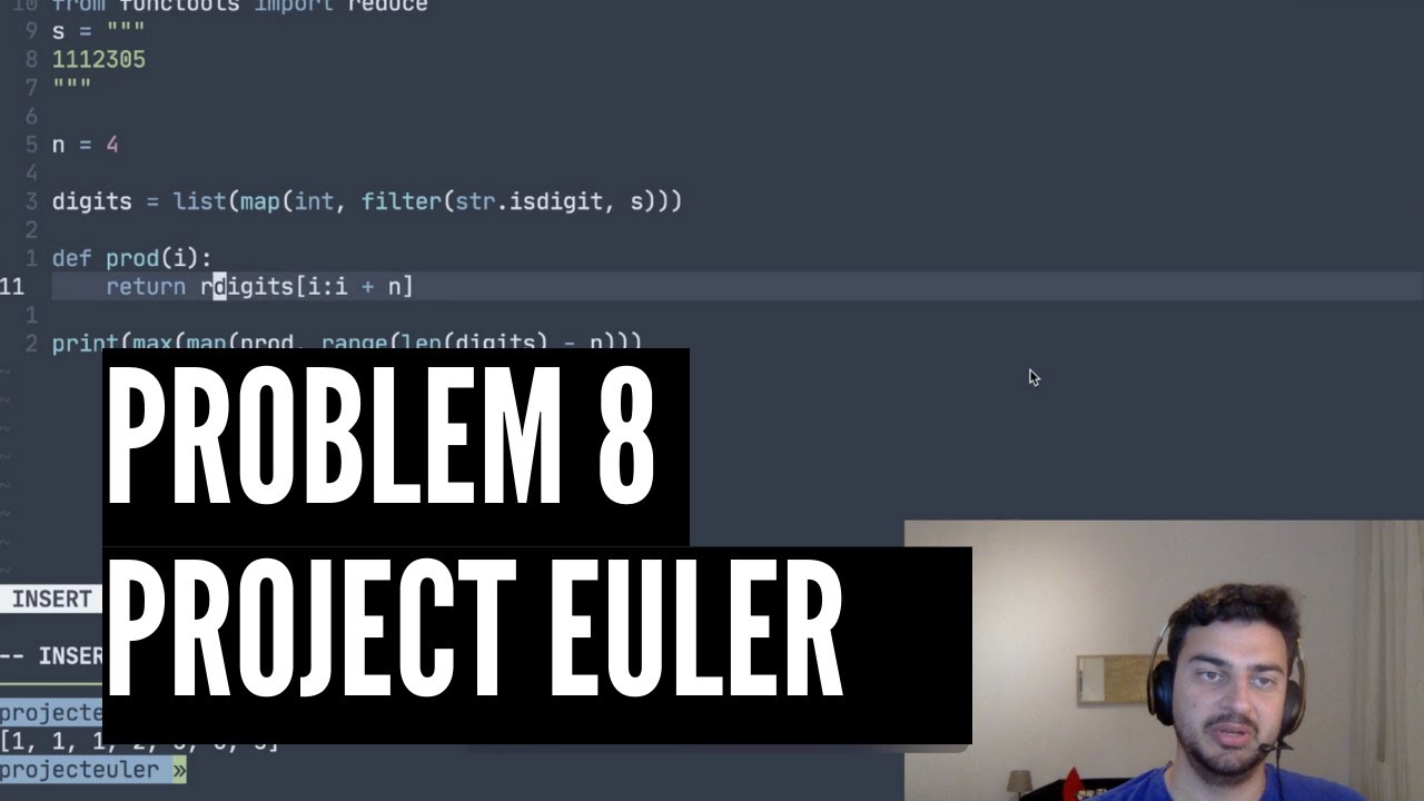 Project Euler Problem 8 Python Solution