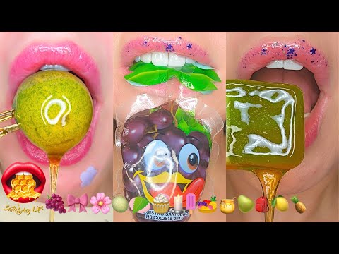 Emoji Food Challenge Satisfying ASMR Eating Mukbang
