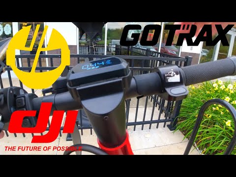Testing DJI Osmo Action as a Electric Scooter Cam GoTrax G4