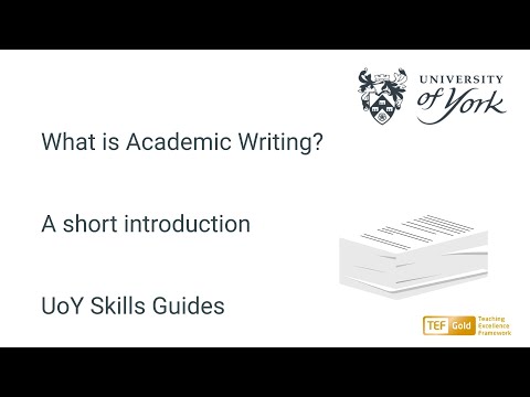 What is Academic Writing?