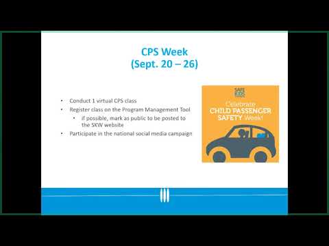 Potpourri: CPS Week, Tech & Instructor Recertification and National Digital Car Seat Check Form