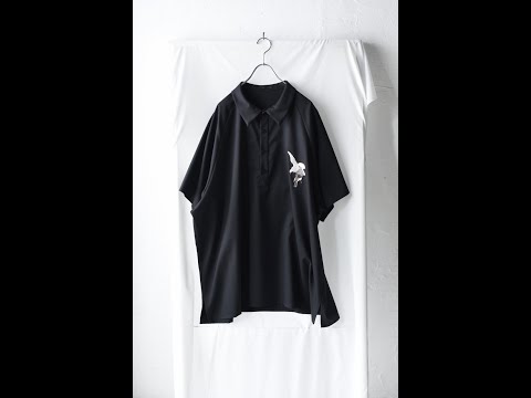 BISHOOL Emb Wool Gabardine Big Polo