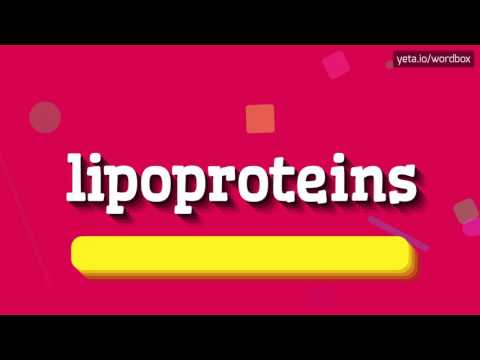 LIPOPROTEINS - HOW TO PRONOUNCE IT!?