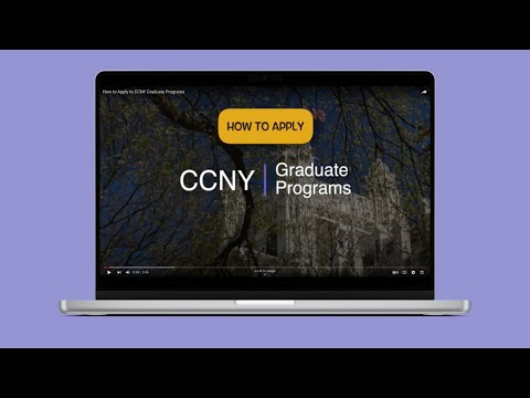 How to Apply to CCNY Graduate Programs