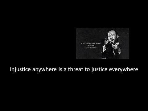 Quotations | Injustice anywhere is a threat to justice everywhere | Martin Luther King Jr |