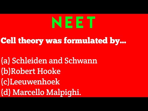 Cell theory was formulated by...❔️