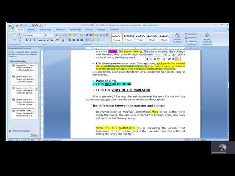 Literary Analysis 3 part 2: The Flat Character