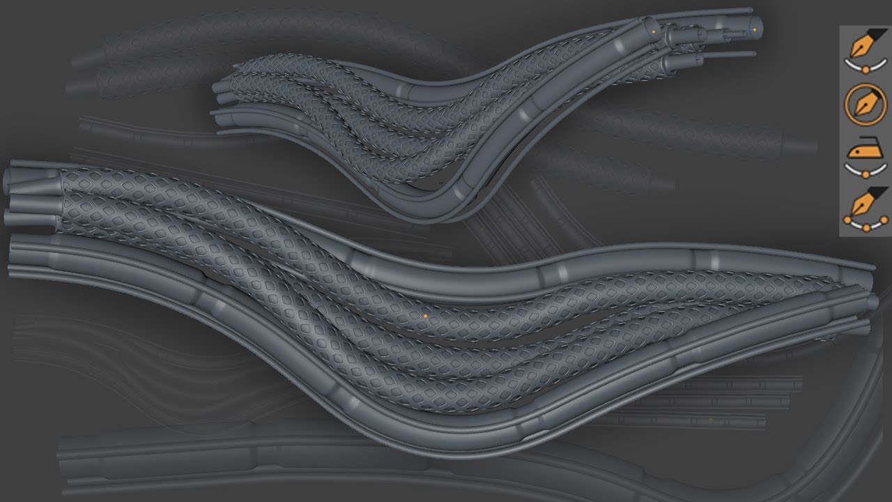 Braided cables using splines - Tutorials - Blog - C4Dzone