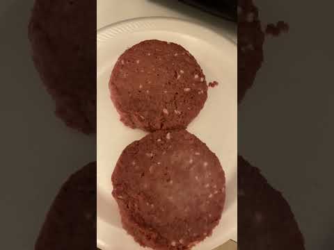 Impossible Burgers Patties made from plants