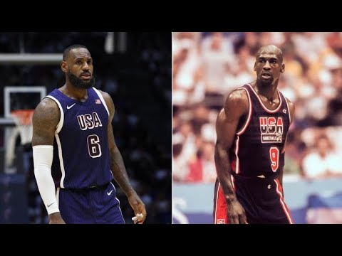 LeBron James vs Michael Jordan:The key stats of NBA GOATs in USA Olympics basketball ||