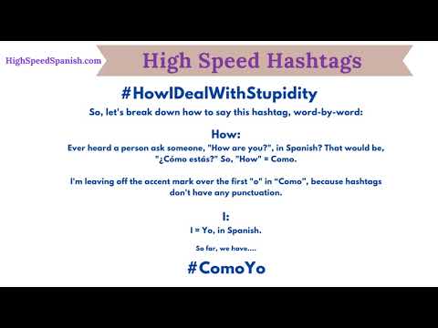 How Do You Say This In Spanish? 2