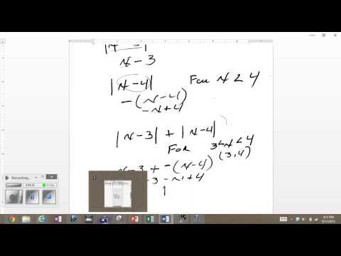 Simplifying Absolute Value Expressions