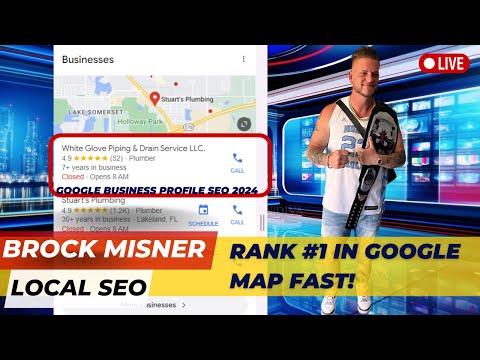 Google Business Profile Optimization Tutorial - Local SEO 2024 | Rank Map #1 FAST - Brock Misner