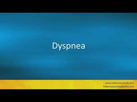 Pronunciation of the word(s) "Dyspnea / Dyspnoea".