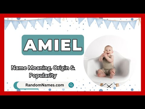 Amiel - Baby Boy Name Meaning, Origin & Popularity - RandomNames.com